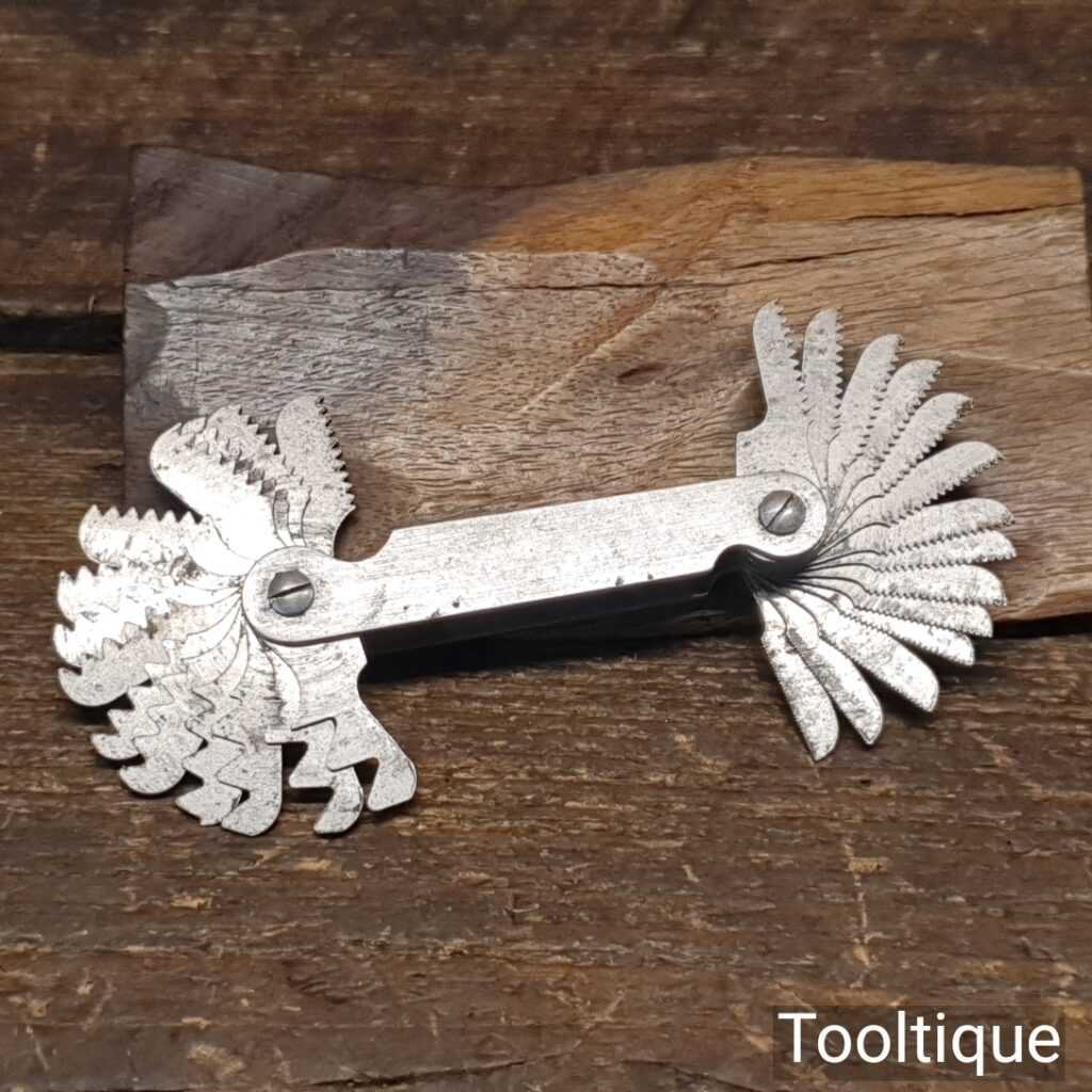 Vintage Machinists Whitworth 55-Degree Screw Thread Gauge – Good ...