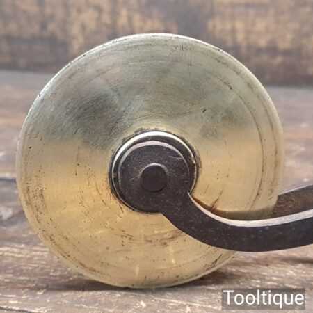 Vintage Double Line Brass Bookbinding Shoulder Wheel – Good Condition ...
