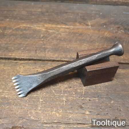 Vintage 1” Mills Bros Stone Masons Toothed Chisel – Sharpened | Tooltique