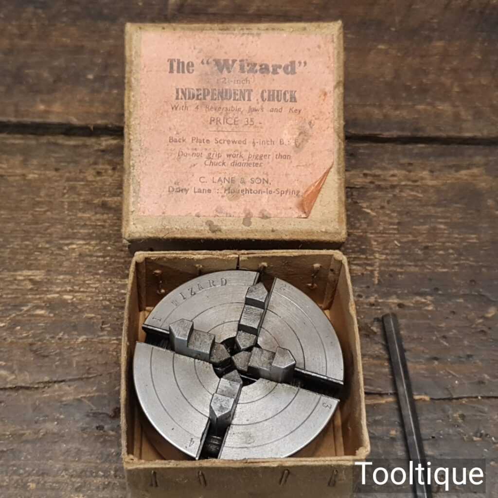 Vintage Imperial Sized Wizard 2″ Independent Chuck Reversible Jaws ...