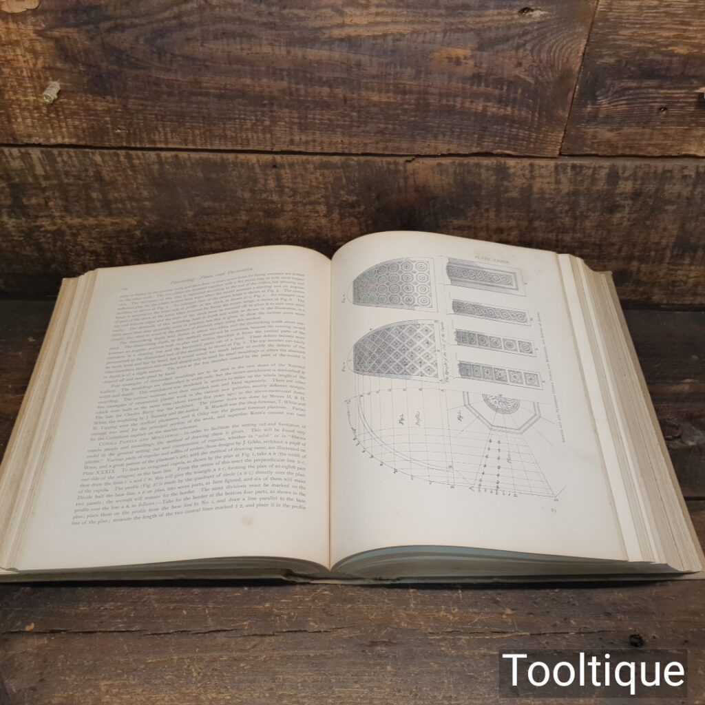 Rare Antique 1897 Early Edition Plastering Plain & Decorative Book by ...