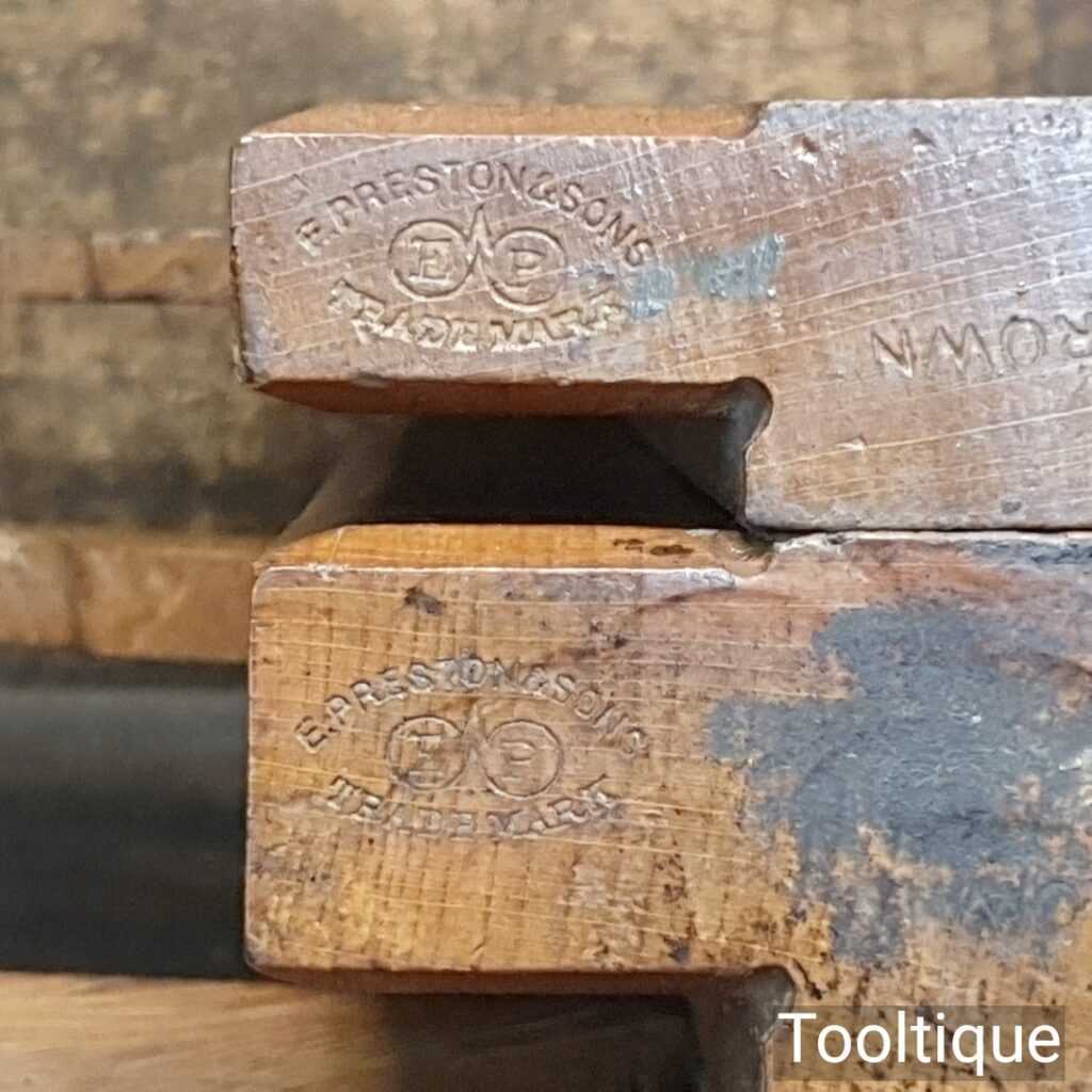 Vintage Odd Pair No: 8 + 18 Edward Preston & Sons Hollow & Round ...