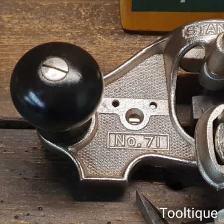 Vintage Boxed Stanley England No: 71 Hand Router Plane – Good Condition ...