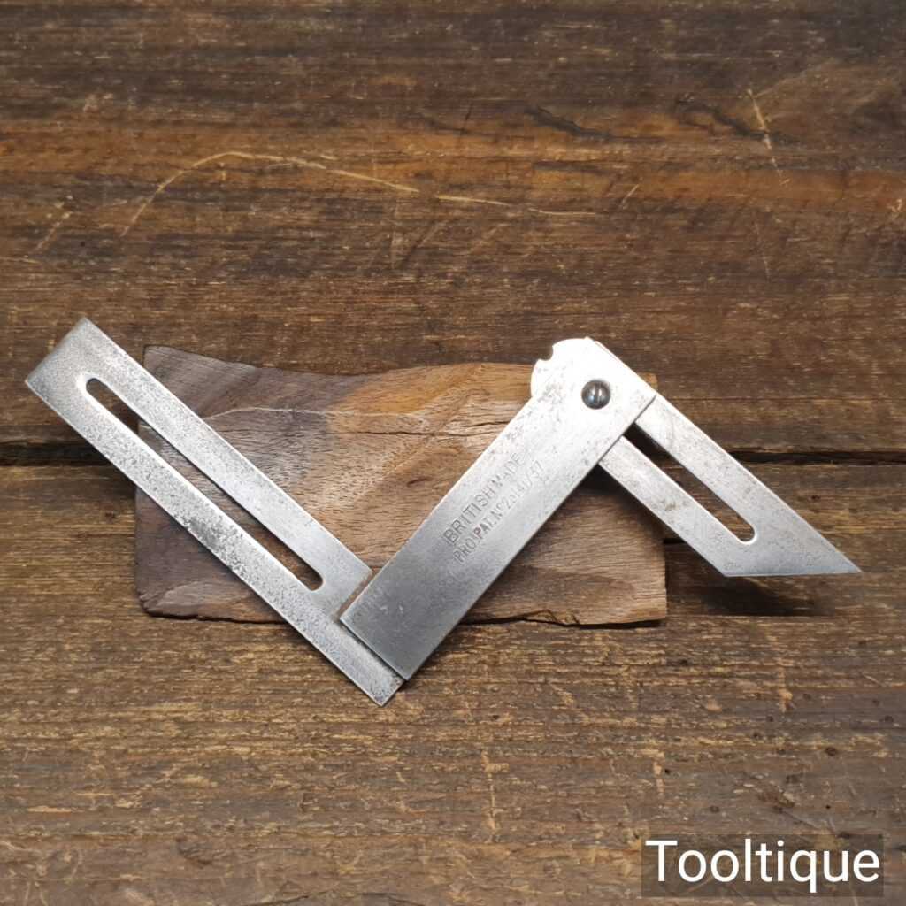 Vintage Engineers Combination Steel Try Square & Bevel – Good Condition ...