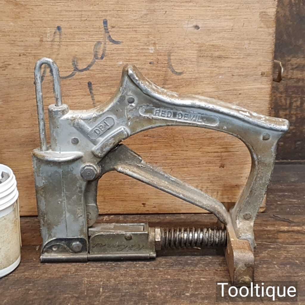Vintage Boxed Red Devil DP1 Window Glaziers Point Stapler Gun ...
