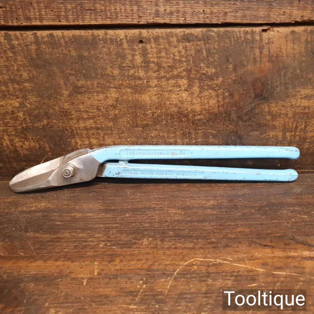 Vintage Footprint Brand 12″ Tilted Tin Snips – Sharped Ready To Use ...