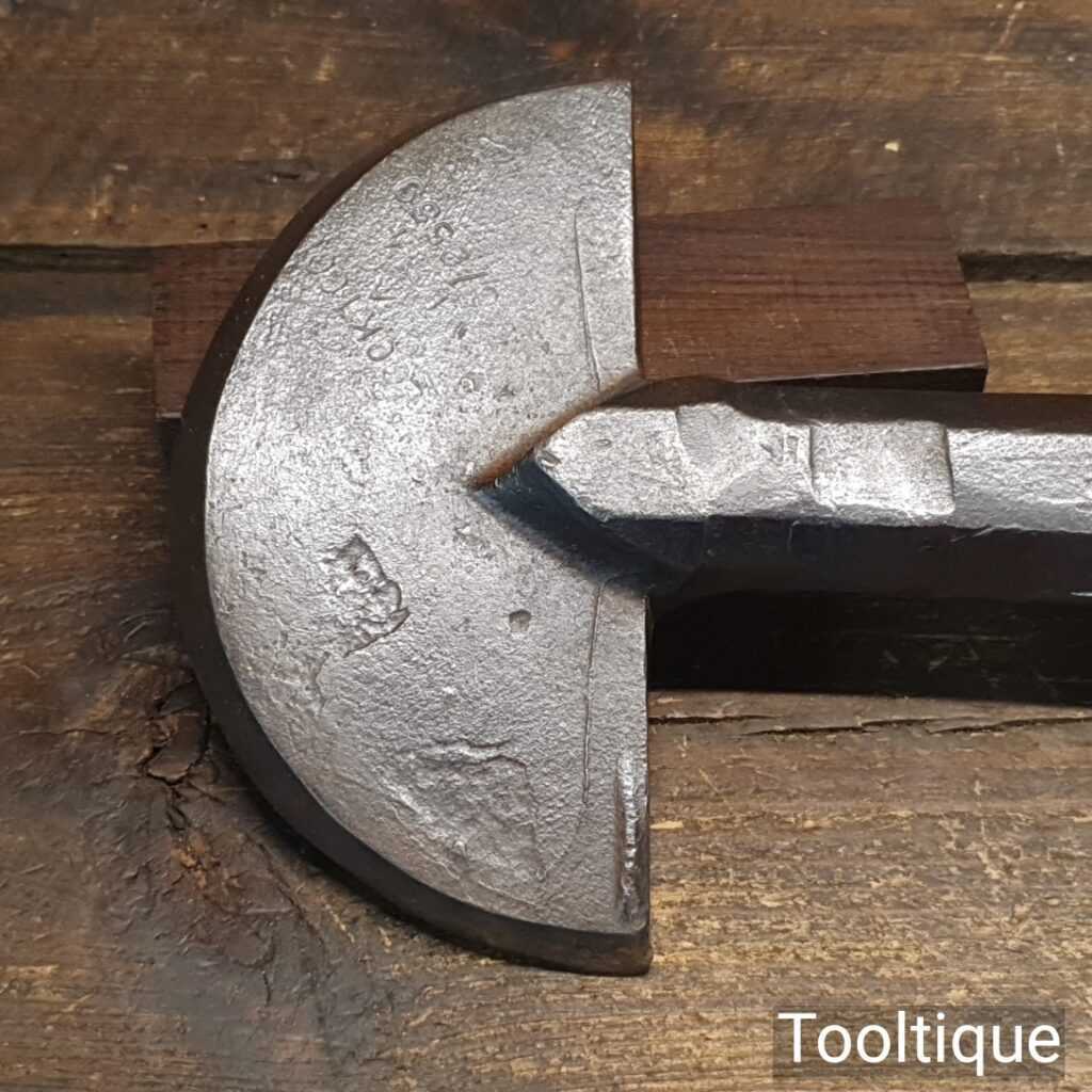 Vintage Blacksmiths Cast Steel Half Moon Anvil Stake – Locktool Broad ...