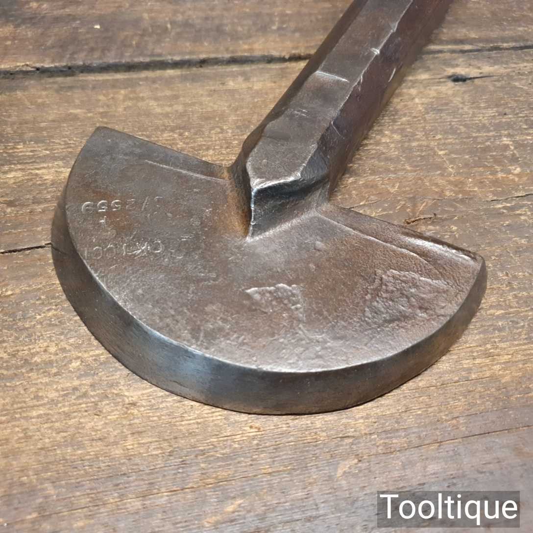 Vintage Blacksmiths Cast Steel Half Moon Anvil Stake – Locktool Broad ...