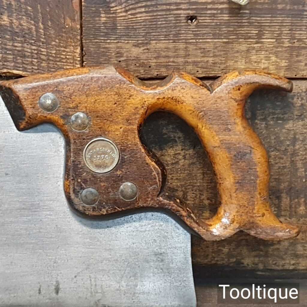 Antique c1910 Groves 26” Rip Saw 6 TPI – Refurbished Sharpened | Tooltique