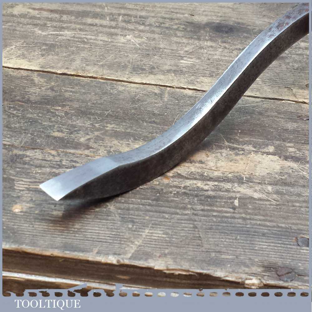 Vintage W Gilpin Swan Neck Mortice Chisel Measuring 21” Long | Tooltique
