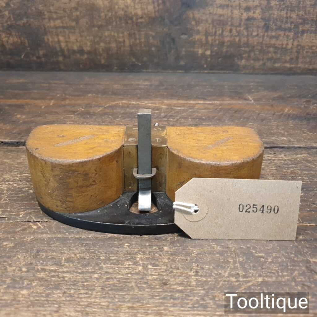 Vintage 6″ Beechwood Wooden Hand Router Ebony Sole – Sharpened Honed ...