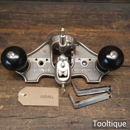 Vintage Stanley England No: 71 Hand Router Plane – Good Condition ...