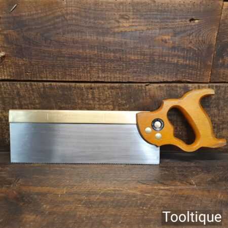 Crisp Vintage No: 120 W. Tyzack & Turner 12” Brass Back Tenon Saw 14 ...