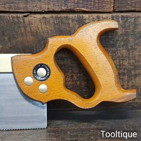 Crisp Vintage No: 120 W. Tyzack & Turner 12” Brass Back Tenon Saw 14 ...