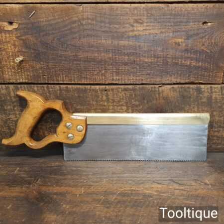 Vintage W. Tyzack & Turner No: 14B 12” Brass Back Tenon Saw 11 TPI ...