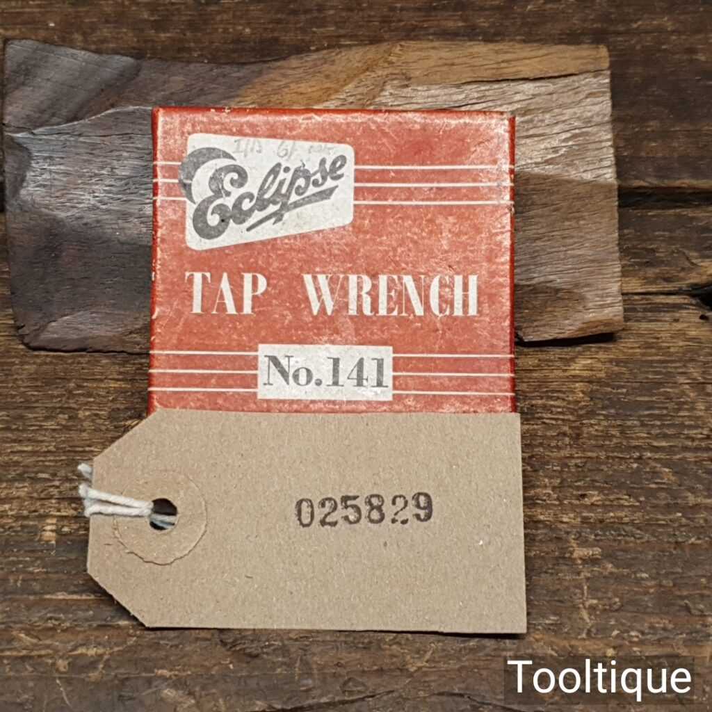 Vintage Eclipse No: 141 Tap Wrench in Original Box – Good Condition ...