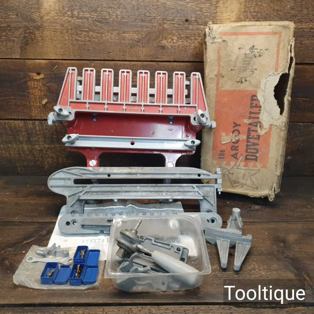 Vintage Boxed Arcoy Dovetailer Jig Complete With Many Extra Parts ...