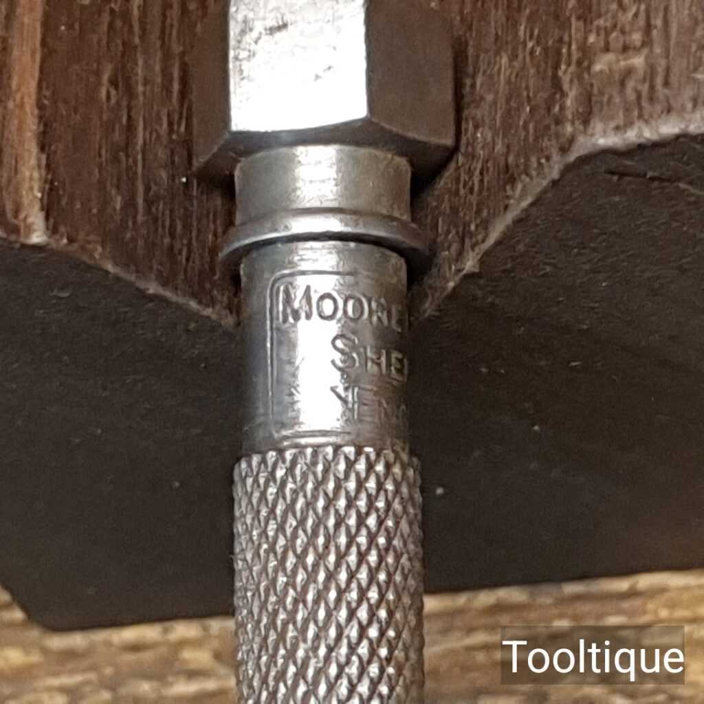 Vintage Moore & Wright Engine Turned Scriber – Good Condition | Tooltique