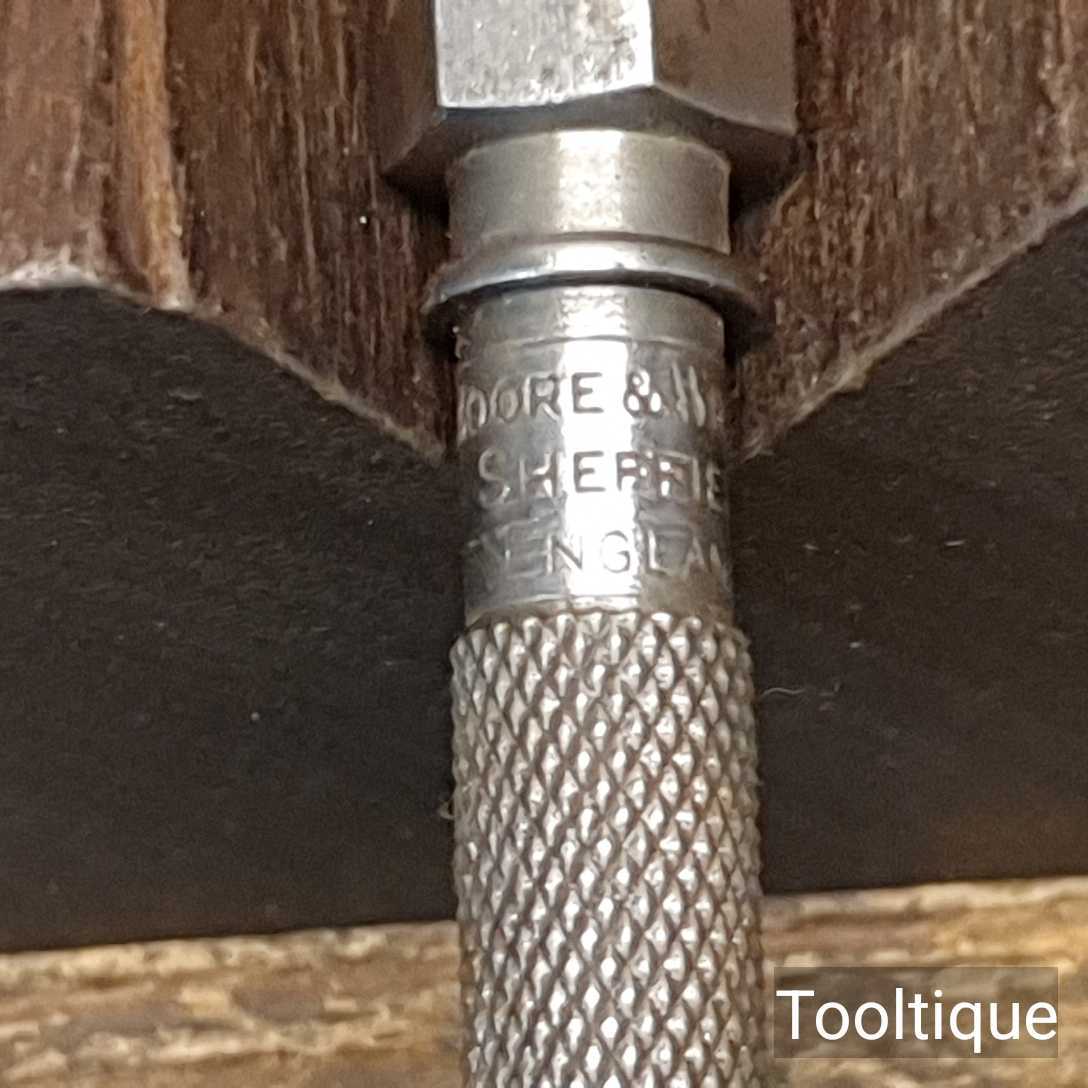 Vintage Moore & Wright Engine Turned Scriber – Good Condition | Tooltique
