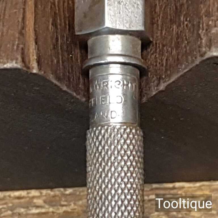 Vintage Moore & Wright Engine Turned Scriber – Good Condition | Tooltique