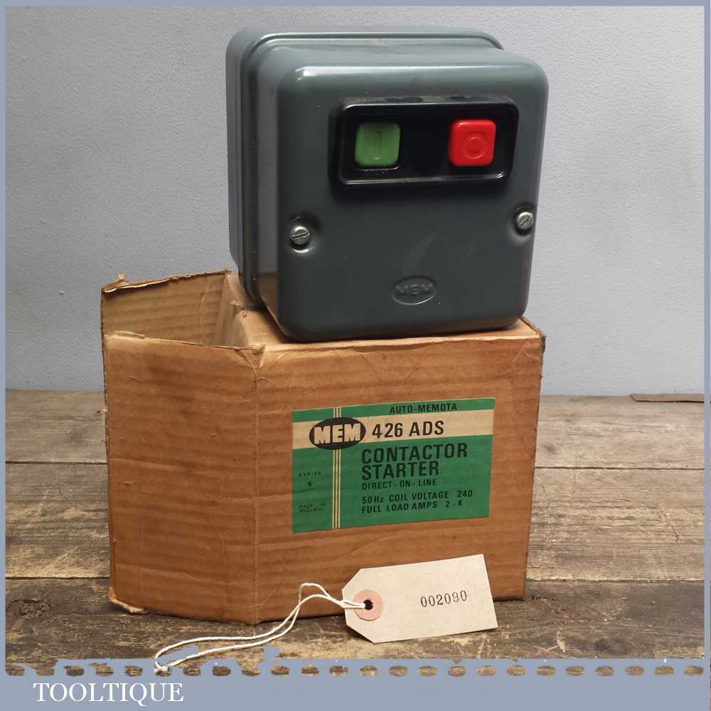 Unused Vintage MEM 426 ADS Contactor Starter In Original Box | Tooltique