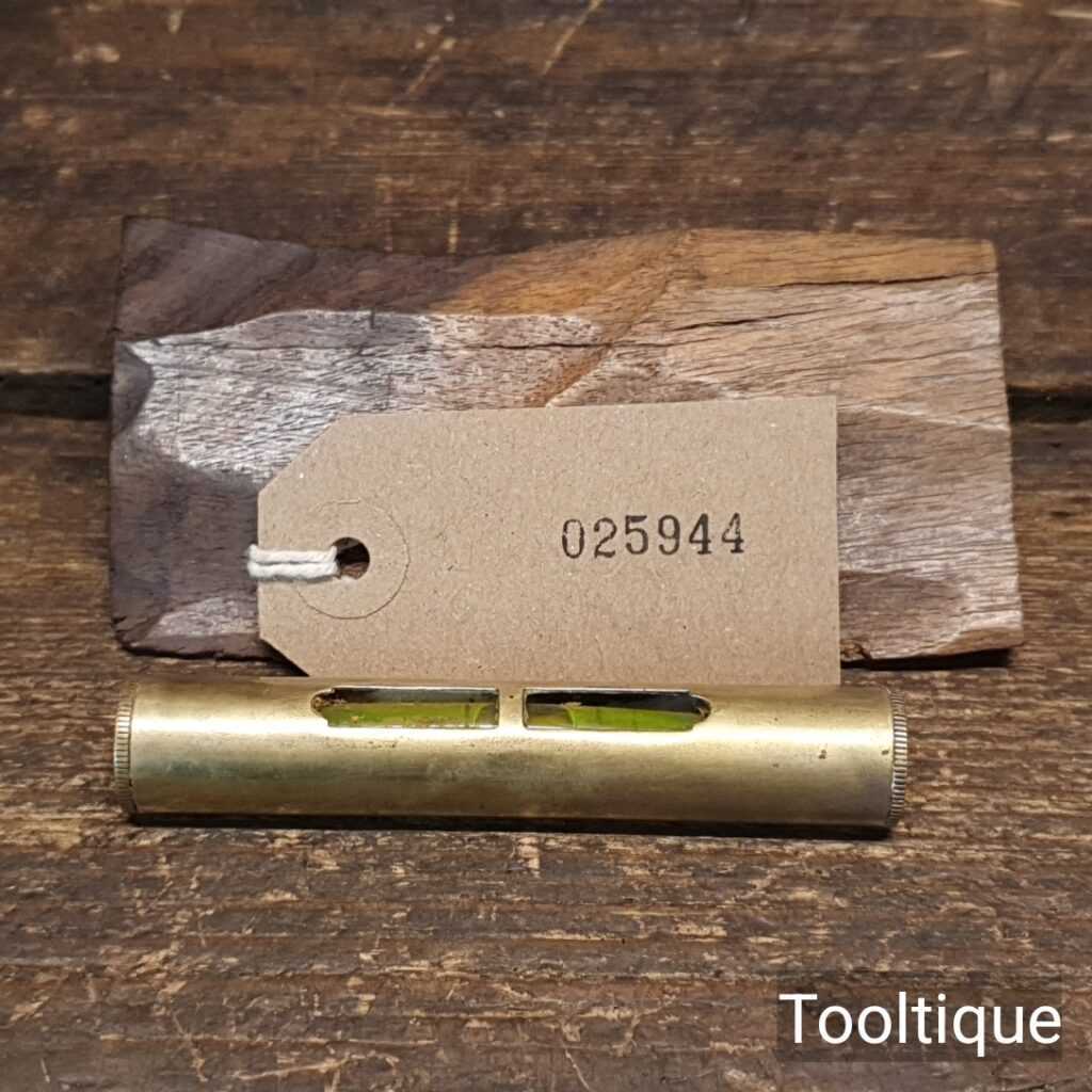 Vintage Machinist’s 3 ½” Brass Spirit Level – Original Condition ...