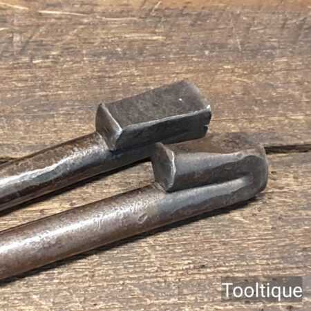 Vintage ⅝” Pair of 13“ Cast Steel Drawbore Pins – Good Condition ...