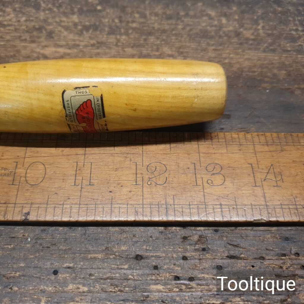 Vintage Footprint ¼” Cast Steel Sash Mortice Chisel – Sharpened Honed ...
