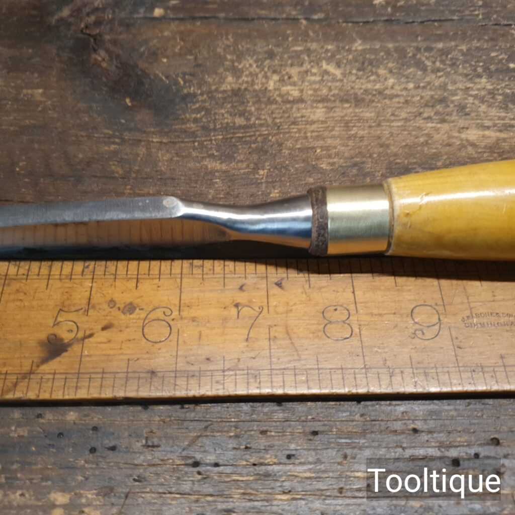 Vintage Footprint ¼” Cast Steel Sash Mortice Chisel – Sharpened Honed ...