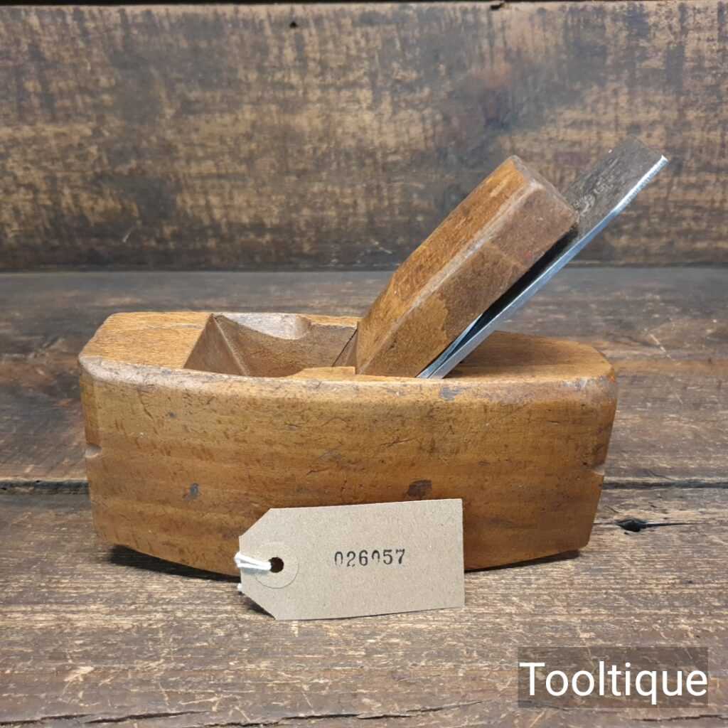 Vintage Buck 6 ½” Long Beechwood Curved Sole Compass Plane – Fully ...