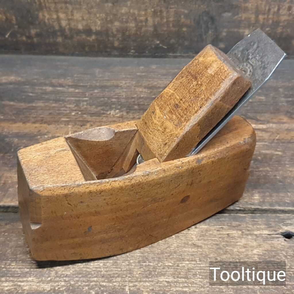 Vintage Buck 6 ½” Long Beechwood Curved Sole Compass Plane – Fully ...