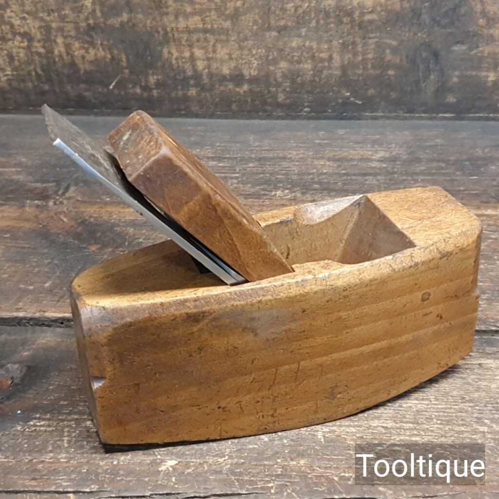 Vintage Buck 6 ½” Long Beechwood Curved Sole Compass Plane – Fully ...