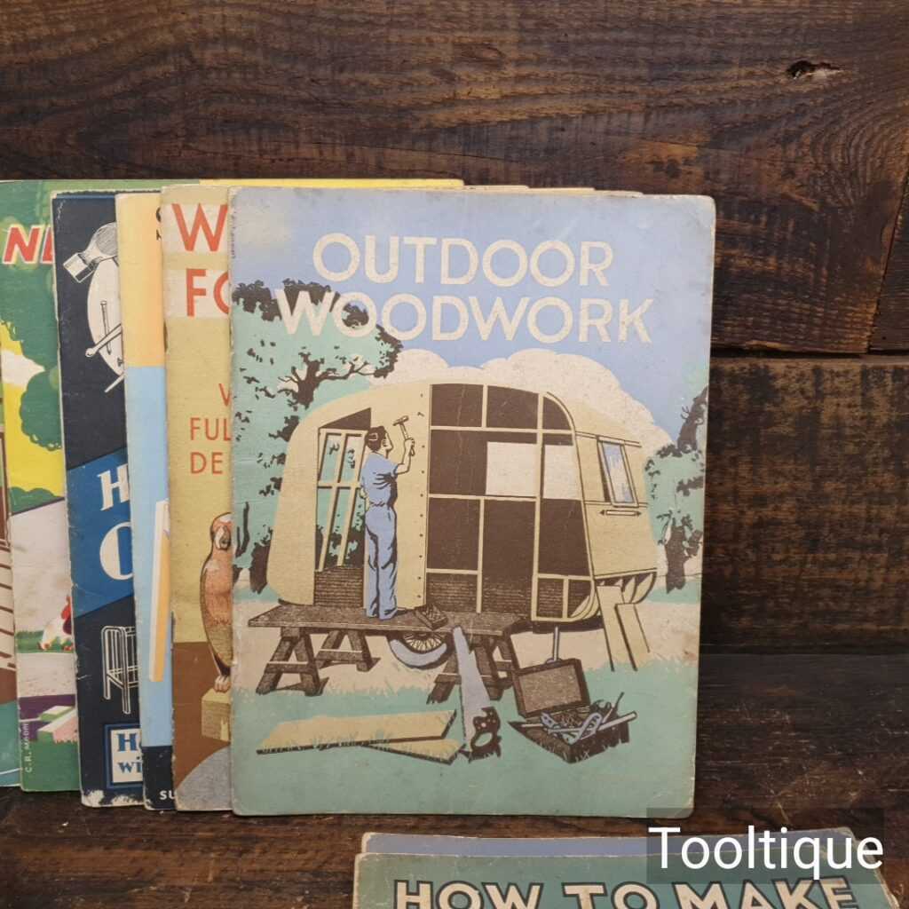 Vintage Selection 11 Different Woodworking Booklets – Good Condition ...