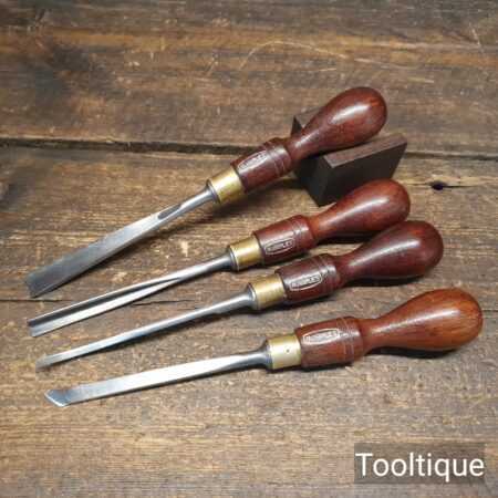 Vintage Part Set 4 Marples Block Cutter Carving Palm Chisels ...