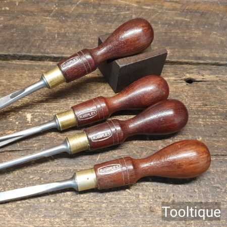 Vintage Part Set 4 Marples Block Cutter Carving Palm Chisels ...