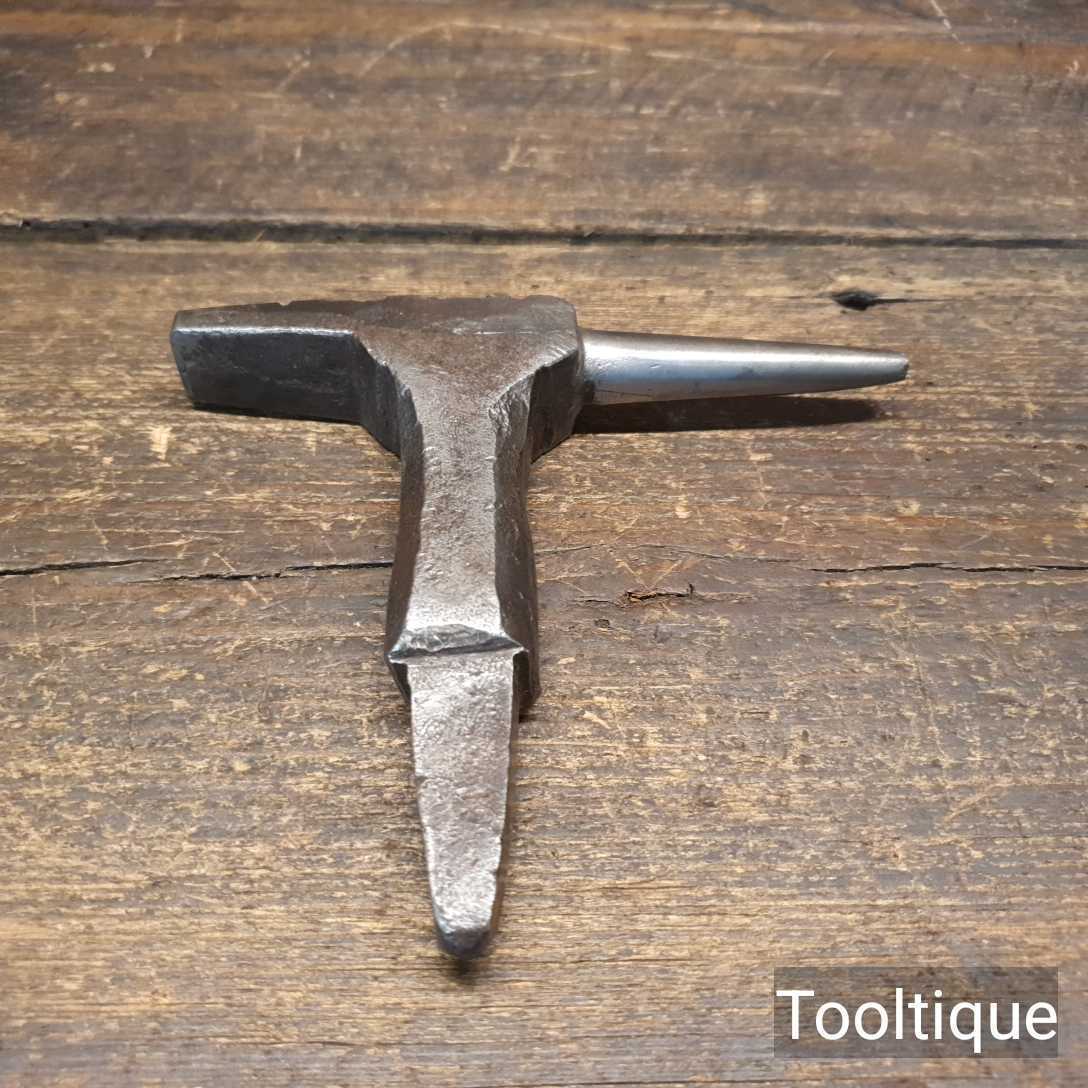 Vintage Blacksmiths Creasing Anvil Stake With Horn – Good Condition ...