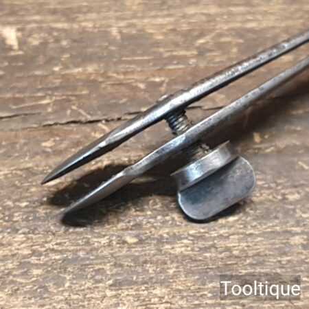 Vintage Leatherworking Adjustable Double Creasing Iron With Rosewood ...