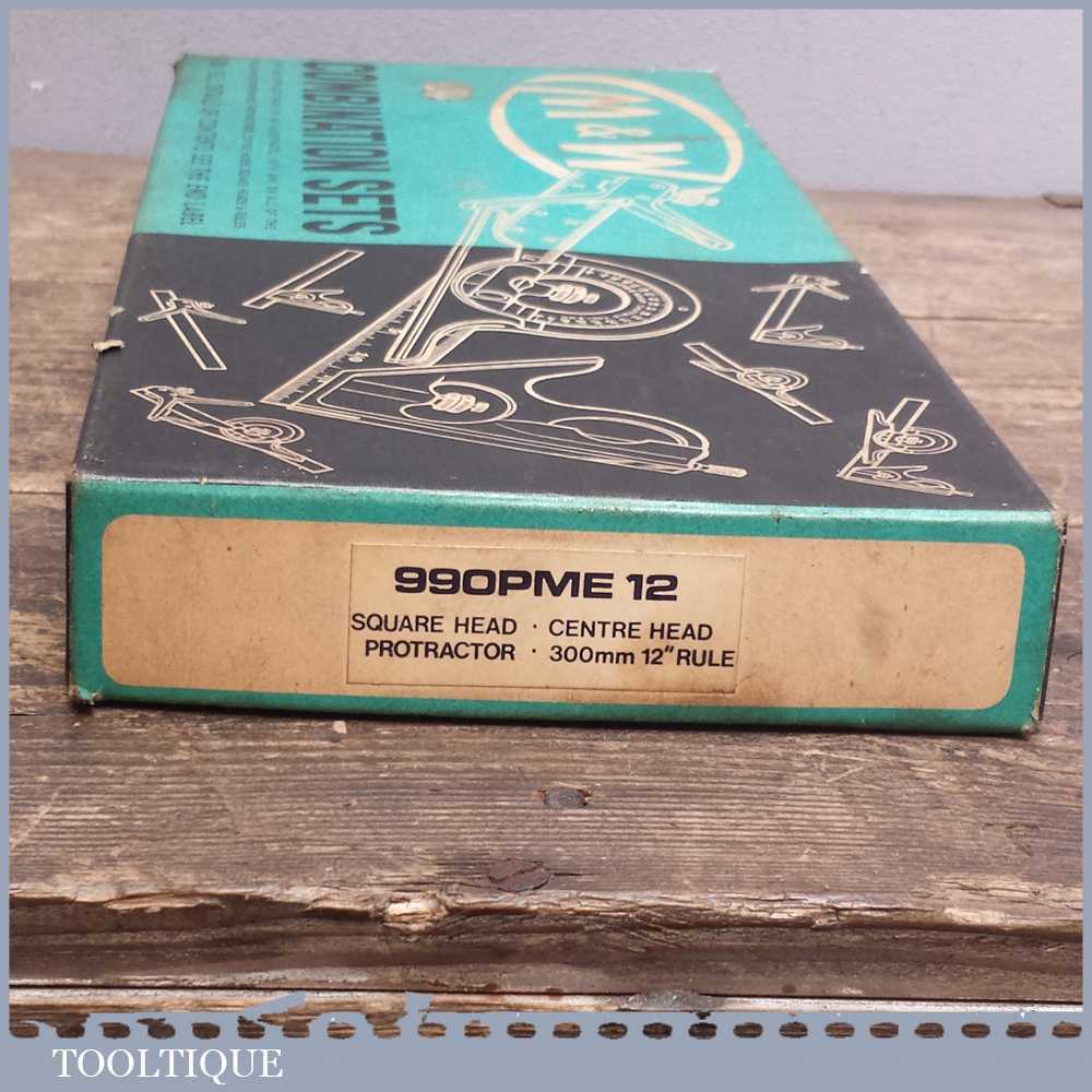 Superb Vintage Moore & Wright Combination Square Set – Near Mint ...