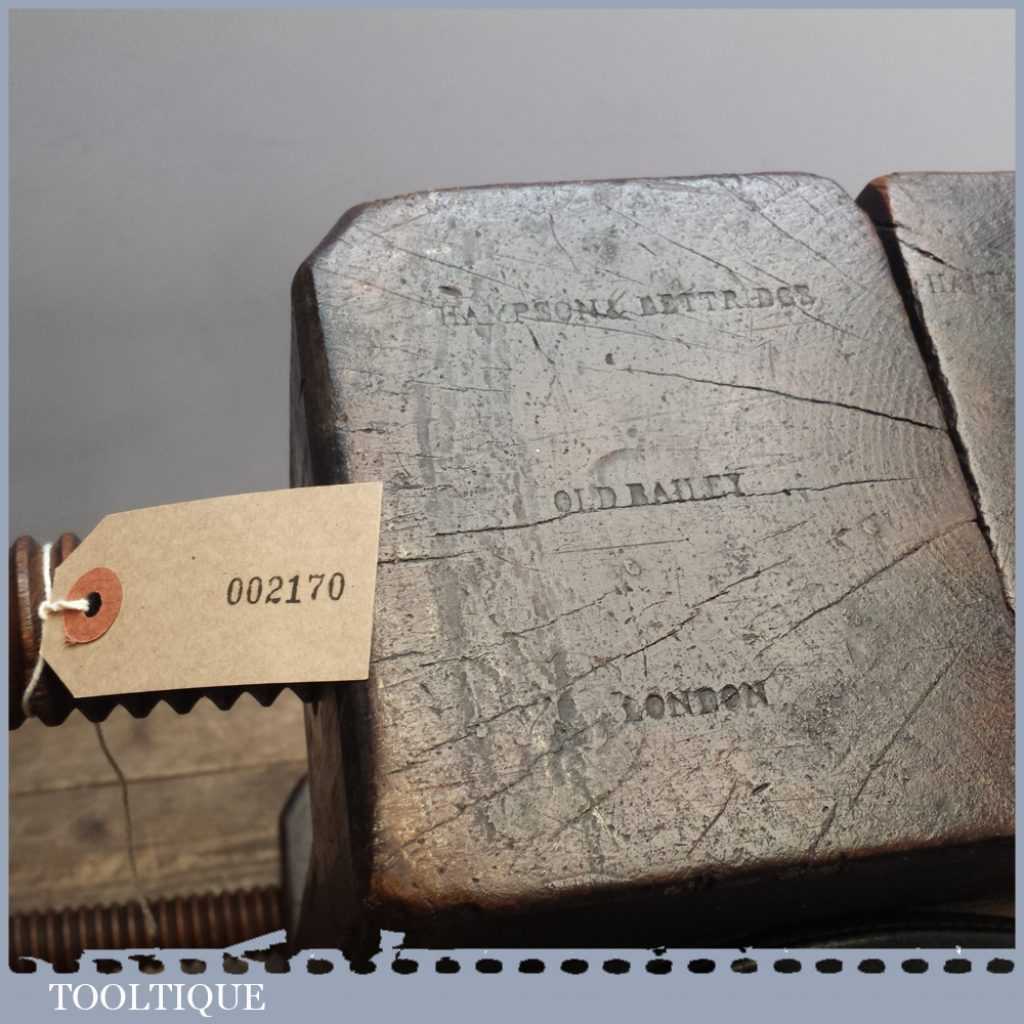 Rare Antique Hamson & Bettridge 23” Bookbinding Lying Finishing Press ...