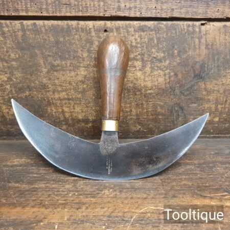 Antique 8” Leatherworking Half Moon Cutter – Sharpened Ready To Use ...