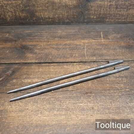 Vintage ⅜” Pair of Cast Steel Drawbore Pins – Good Condition | Tooltique