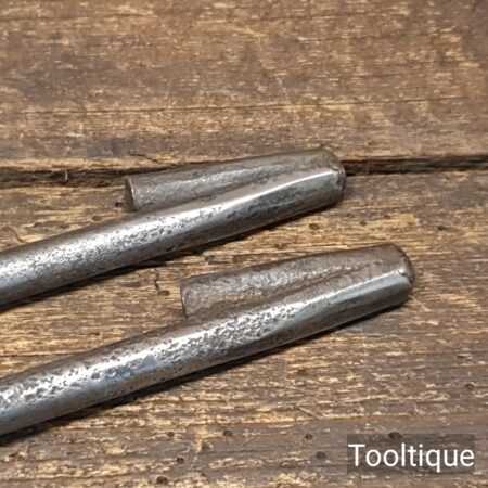 Vintage ⅜” Pair of Cast Steel Drawbore Pins – Good Condition | Tooltique