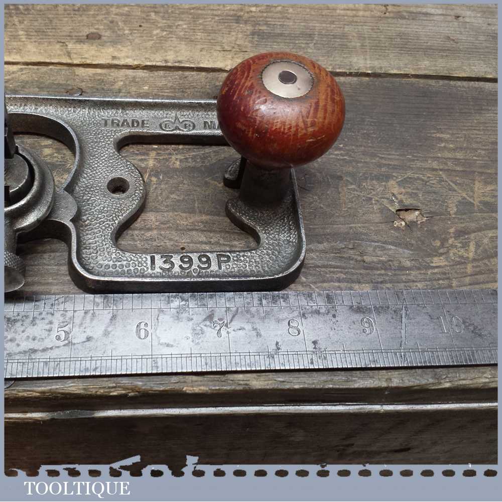 Vintage Edward Preston No: 1399 Router With Original Nickel Coating ...