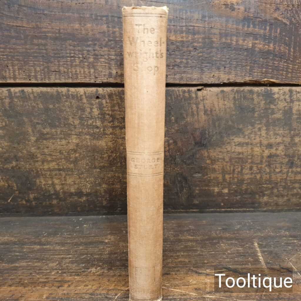 Vintage The Wheelwright’s Shop Book by George Sturt | Tooltique