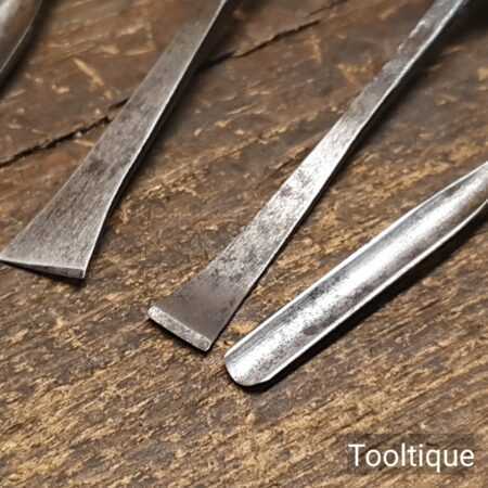 Vintage Set Of 6 No: Footprint Woodcarving Palm Chisels – Good ...