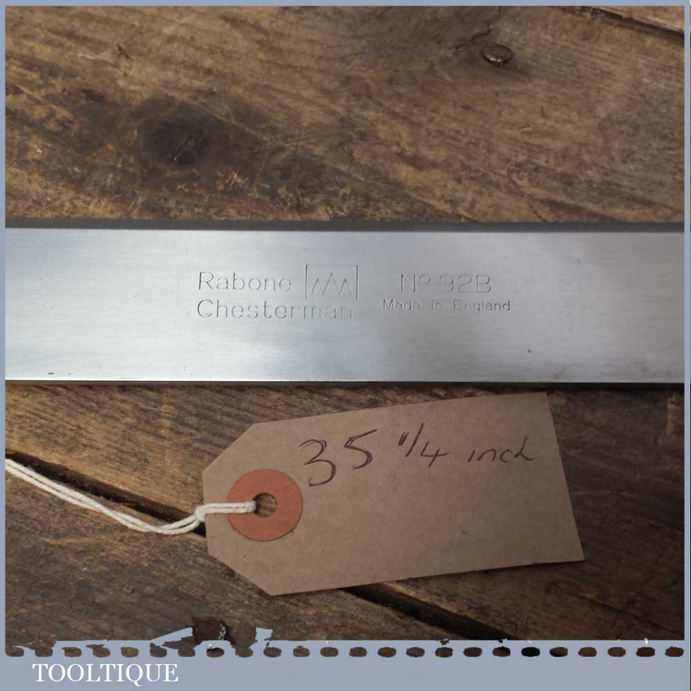 Vintage Rabone Chesterman No: 92B Engineers Steel Straight Edge | Tooltique