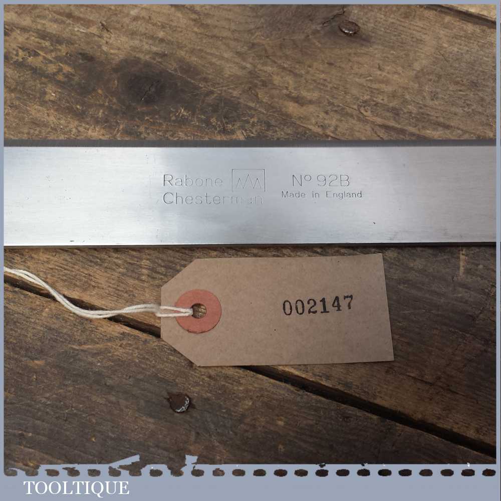 Vintage Rabone Chesterman No: 92B Engineers Steel Straight Edge | Tooltique