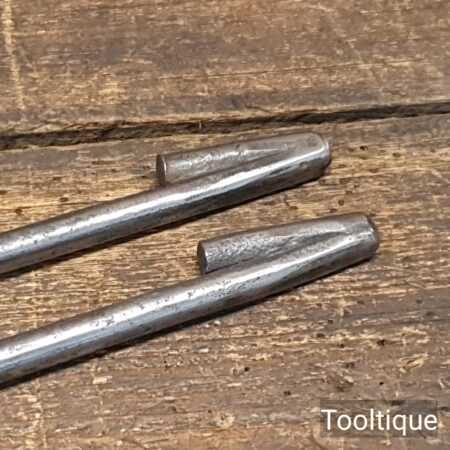 Vintage ⅜” Pair 12 ½” Of Cast Steel Drawbore Pins – Good Condition ...