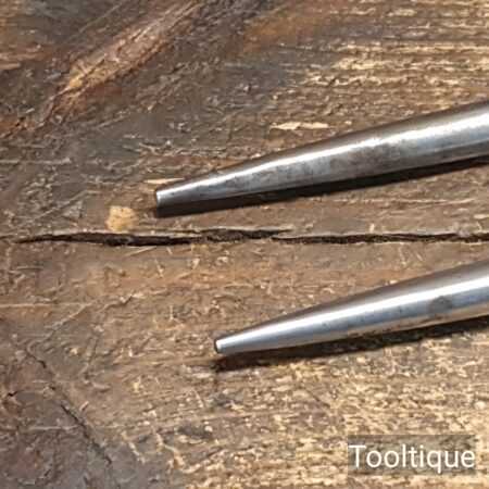 Vintage ⅜” Pair 12 ½” Of Cast Steel Drawbore Pins – Good Condition ...