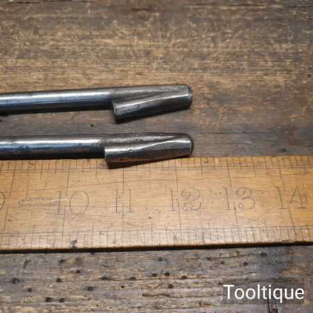 Vintage ⅜” Pair 12 ½” Of Cast Steel Drawbore Pins – Good Condition ...